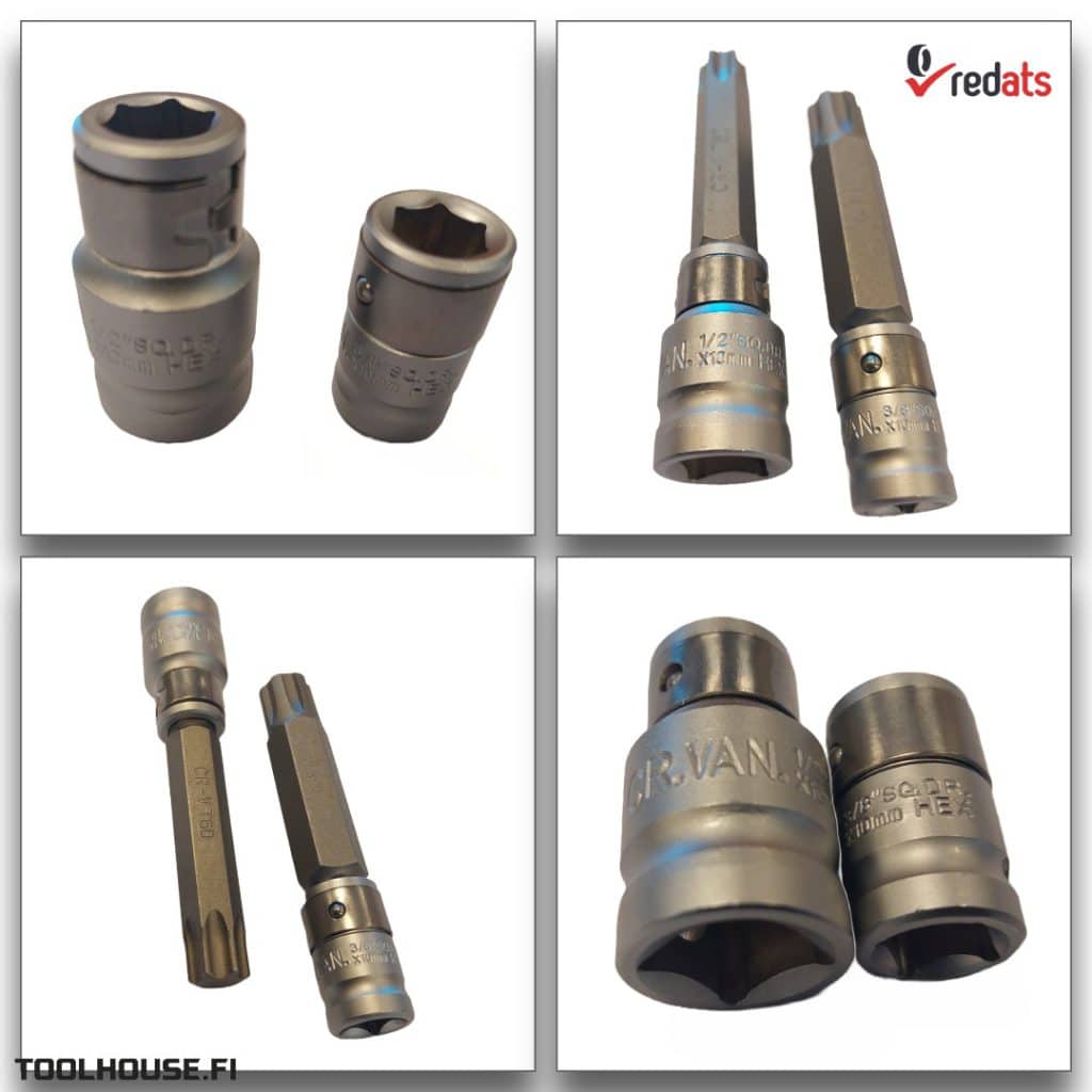 Ruuvauskärkisarja 10mm. lyhyet ja pitkät. 74 osaa - Toolhouse